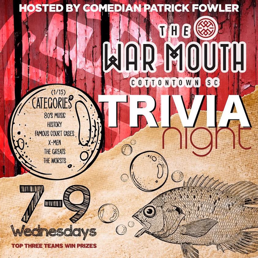 Trivia Night - The War Mouth